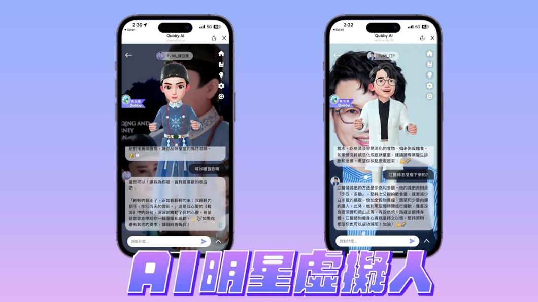 TVBS跨界合作首推「AI明星虛擬人」 7巨星貼身陪過每一天│TVBS新聞網