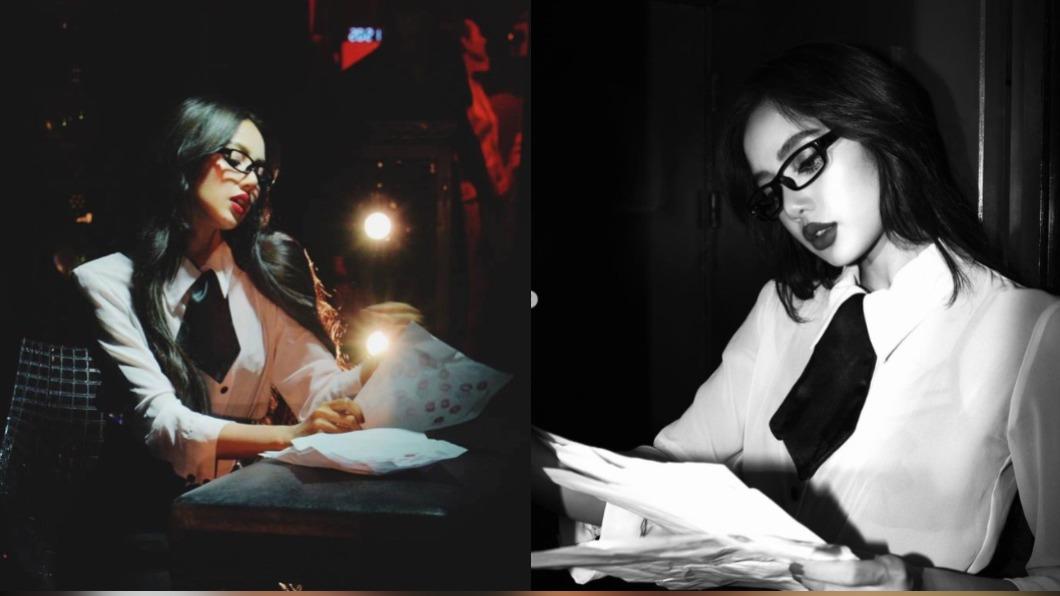 制服誘惑！Lisa加碼曬「OL裝看劇本」後台照 百萬粉跪了│TVBS新聞網