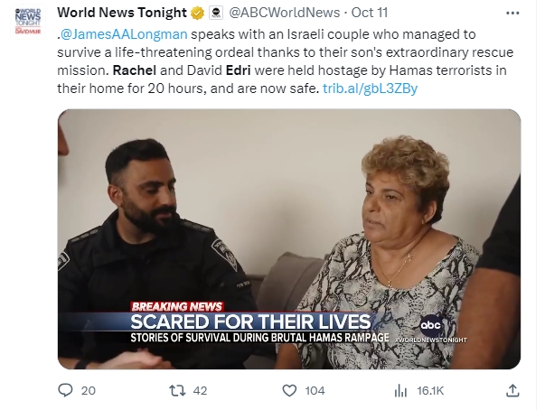 遭5名哈瑪斯分子囚禁20hr！婦人「2交流神招」卸心房保命│TVBS新聞網