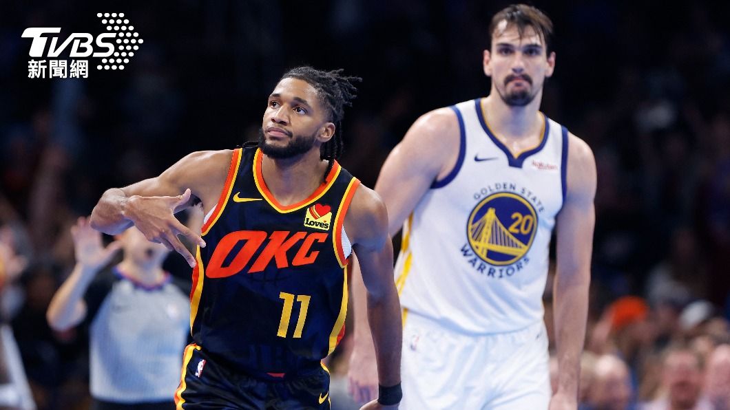 NBA／用三分球轟垮勇士！雷霆射手「單場7中7」 刷新隊史紀錄│NBA例行賽│Isaiah Joe│Stephen Curry│TVBS新聞網