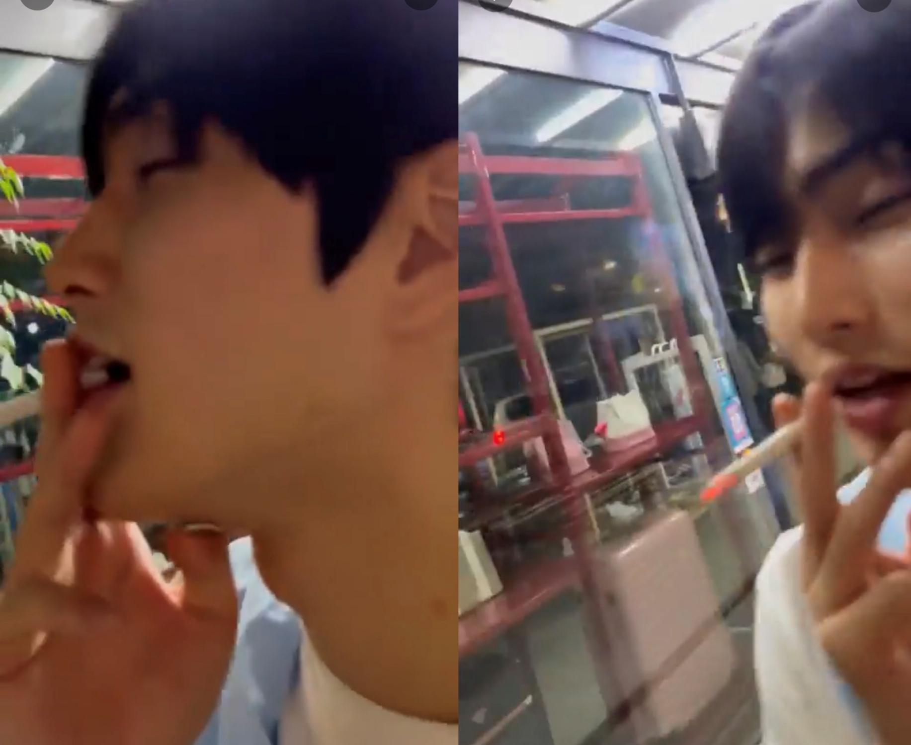 RIIZE承漢黑料+1！跟TXT秀彬直播比中指 又爆走路哈菸中二照│SM娛樂│TVBS新聞網