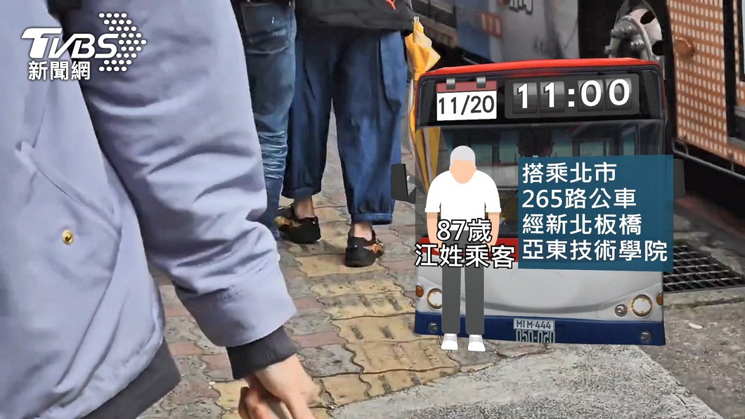 公車門未關就離站 87歲老翁慘摔險遭輾│TVBS新聞網