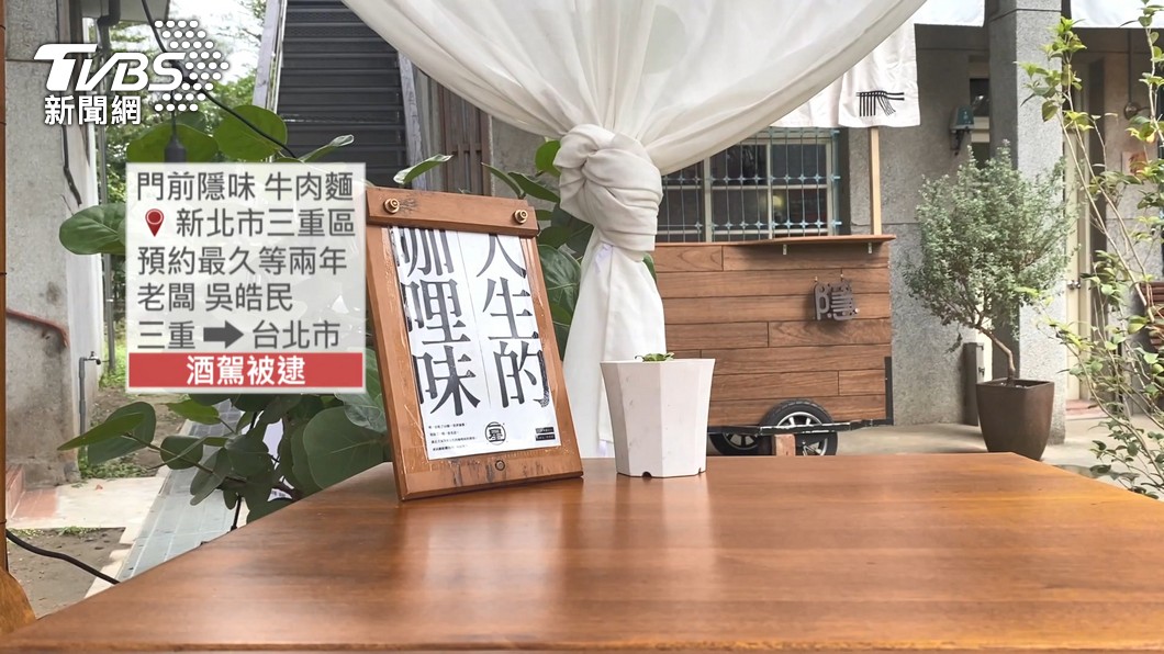 「門前隱味」老闆酒駕違停遭逮 酒測值0.77│TVBS新聞網