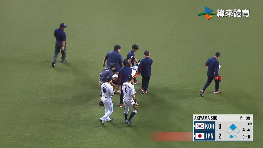 大巨蛋「全壘打牆墊」破洞 日外野手撞跌傷││TVBS新聞網