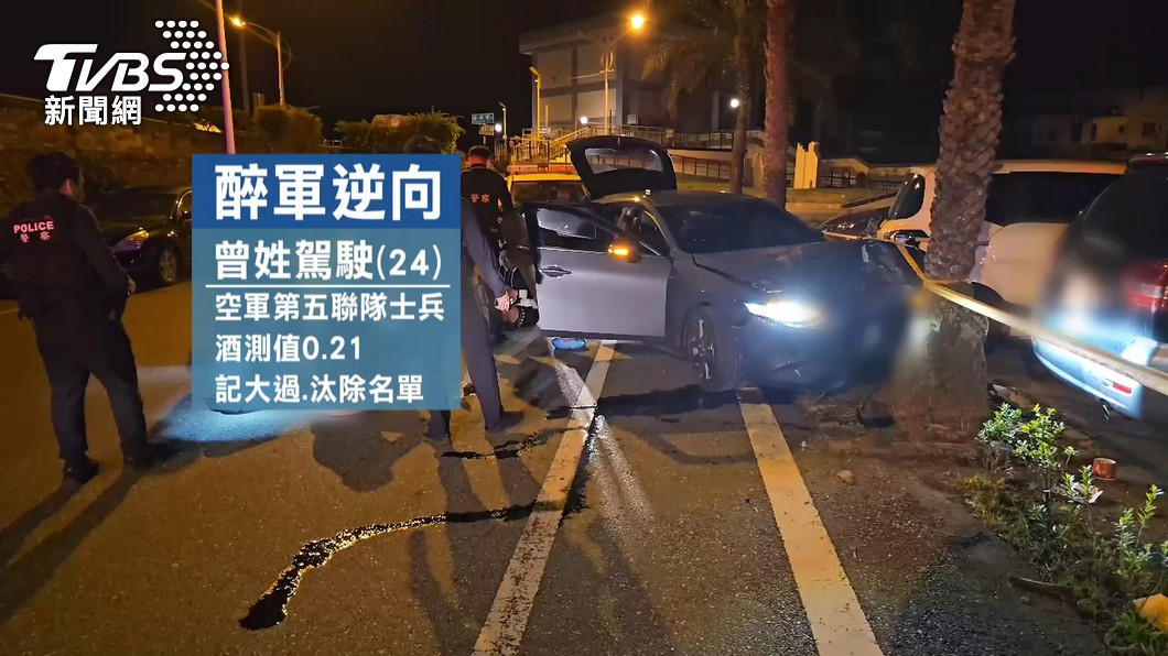 醉兵怕曝光！闖燈又逆向自撞 車上還藏毒│TVBS新聞網