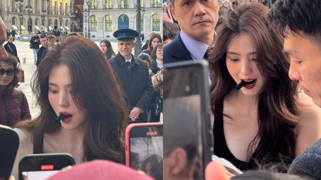 想模仿韓韶禧咬筆蓋？迪麗熱巴「叼餅乾」出場 挨轟：東施效顰 - 鏡週刊 Mirror Media