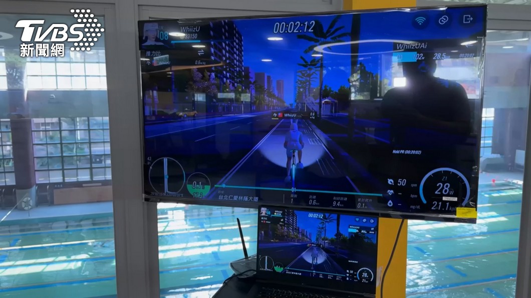 免出門與朋友VR騎車 AI羽球館秒看「殺球球速」打得更嗨 │TVBS新聞網