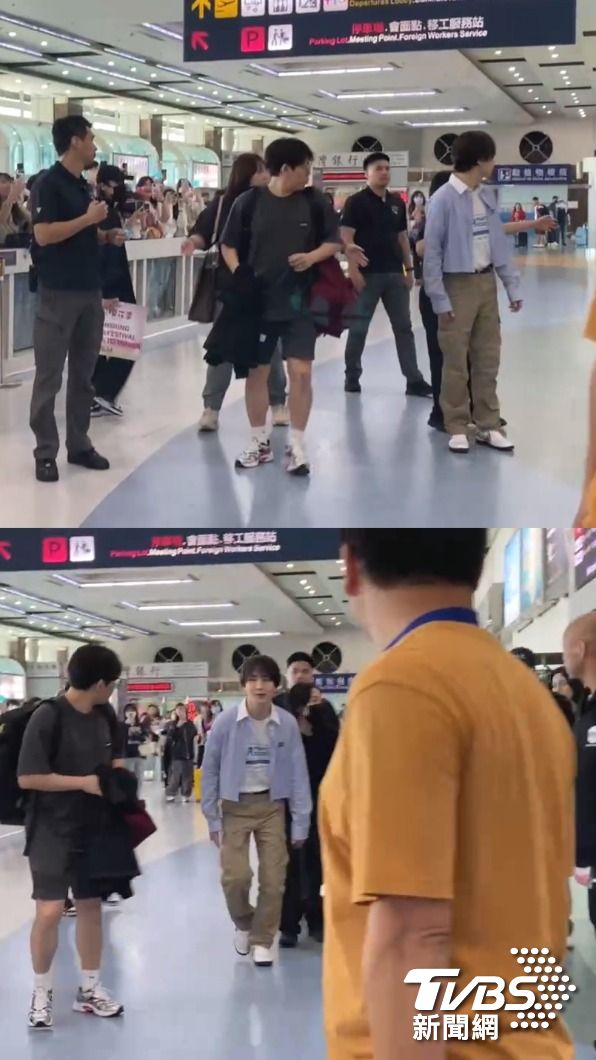直擊／300粉絲擠爆！SHINee成員Key首訪小港機場 一現身好驚慌│TVBS新聞網