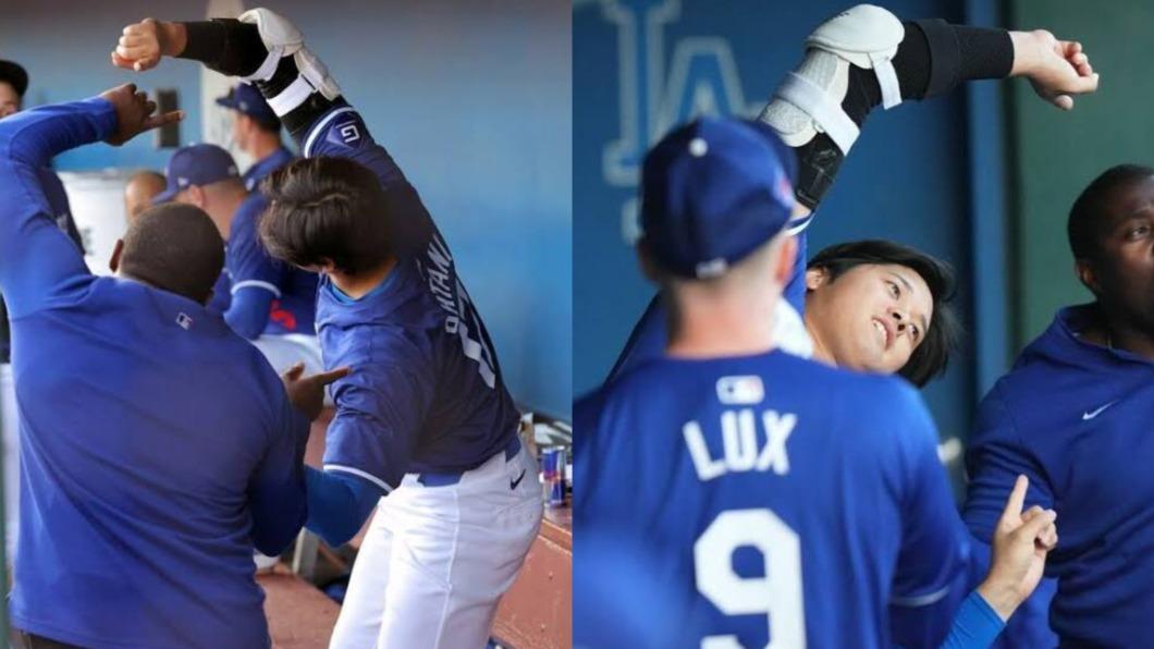 大谷穿「七龍珠風T恤」登場 道奇球星上壘這Pose致敬鳥山明│TVBS新聞網