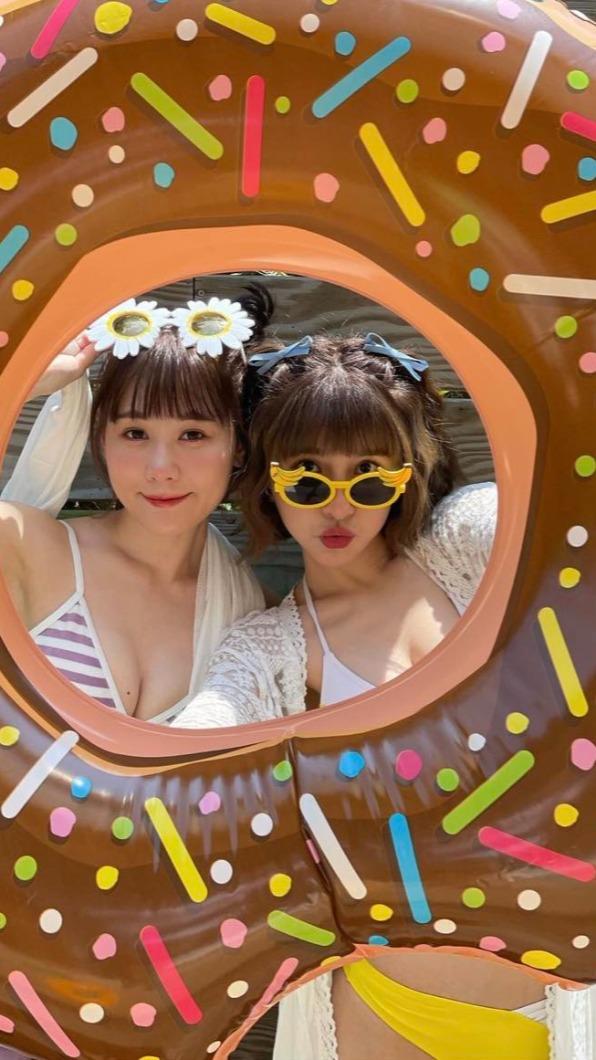 峮峮火辣不藏了！套「兄弟象比基尼」曬超巨半球 KID驚喊哎唷│TVBS新聞網