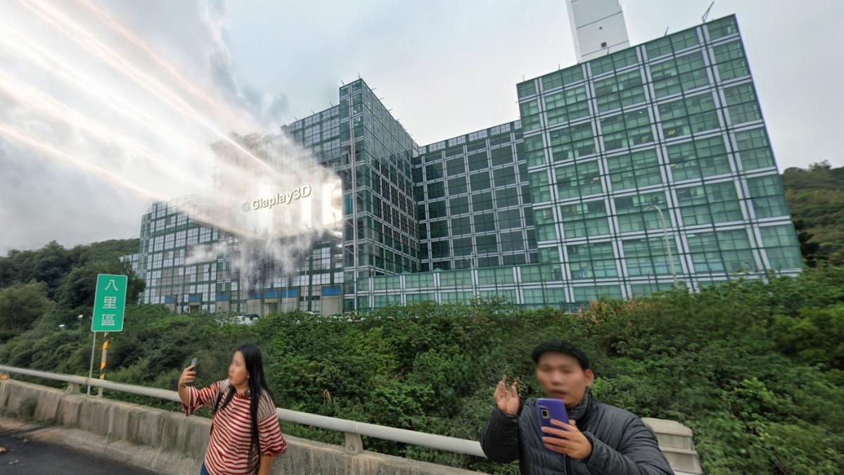 Google地圖驚見「哥吉拉襲台」！西濱公路上大戰八里焚化廠│TVBS新聞網