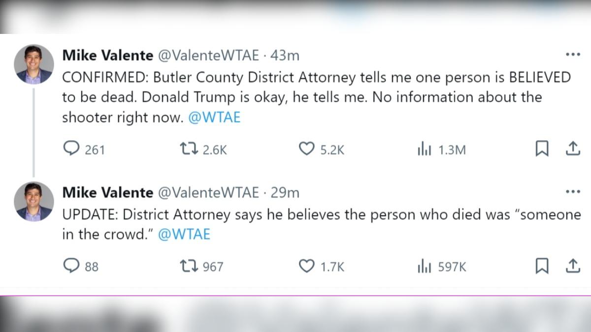 快訊／川普競選活動槍手遭擊斃 一民眾喪命一命危 朝暗殺未遂偵辦│TVBS新聞網