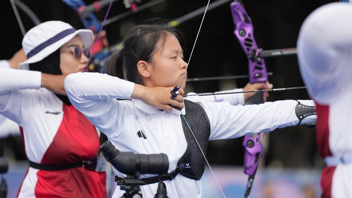 巴黎奧運／射破世界紀錄！南韓「小全智賢」林是見694分登頂 中華女團名列第9│TVBS新聞網