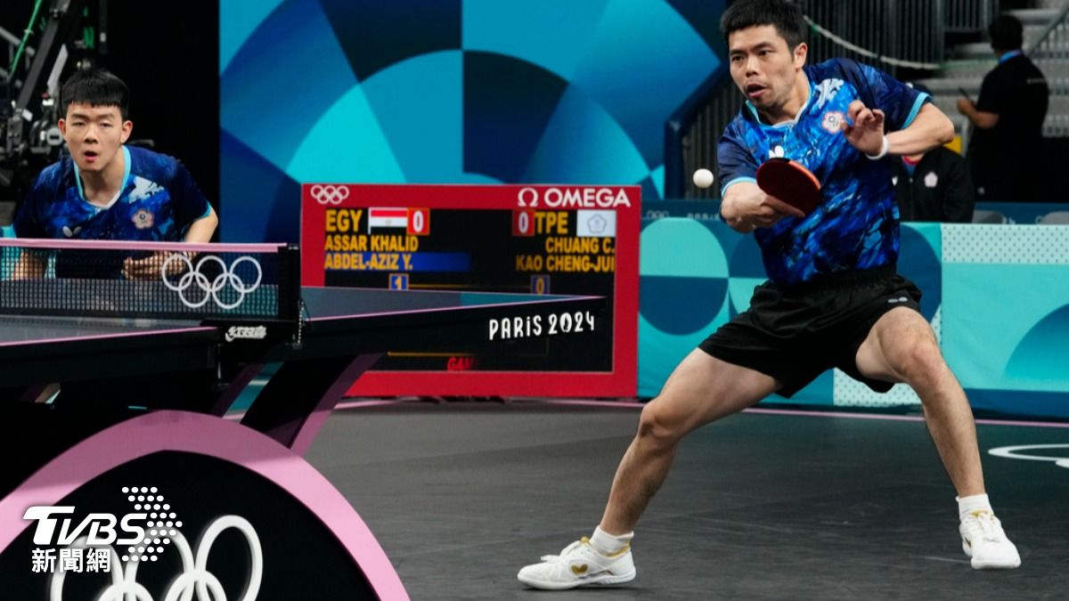 桌球男團闖8強！埃及對手「1行為」圈粉了 全場讚爆：有風度│TVBS新聞網