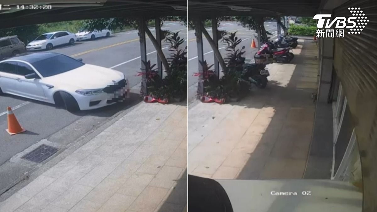 快訊／疑操作不慎！BMW M5街頭「飄移」 失控衝撞民宅釀2傷│TVBS新聞網