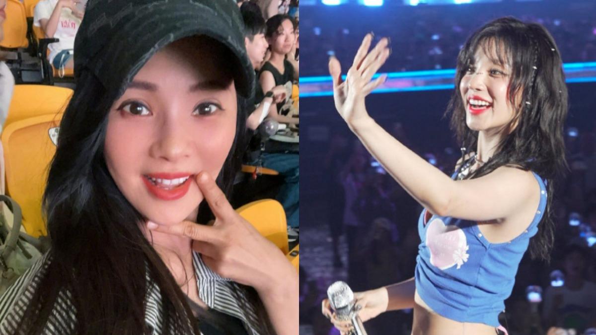 伊能靜人脈超狂！帶兒女赴韓朝聖(G)I-DLE演唱會 小哈利裙裝亮相│TVBS新聞網