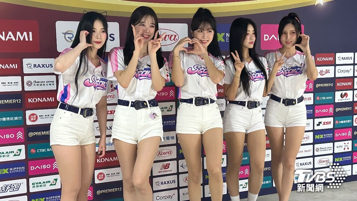 12強／畫面太美！日韓啦啦隊大集合 安芝儇、李皓禎合體跳《APT.》│TVBS新聞網