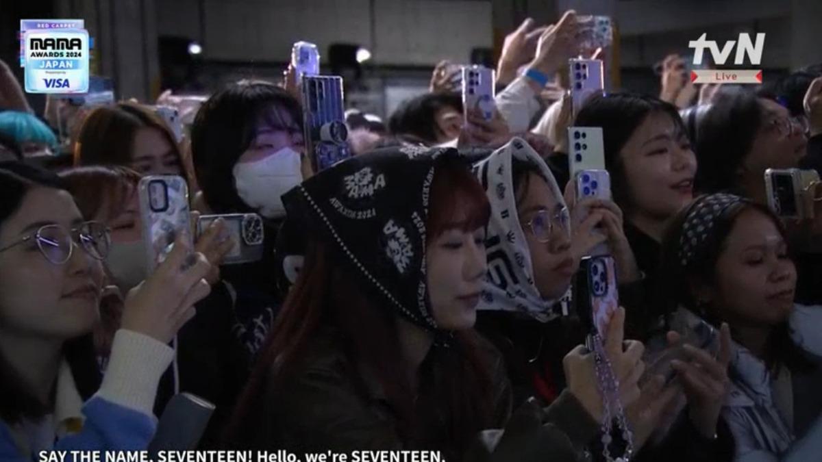 MAMA紅毯／ZB1兩場全勤！SEVENTEEN現身全場暴動 台下驚見YTR金針菇│TVBS新聞網