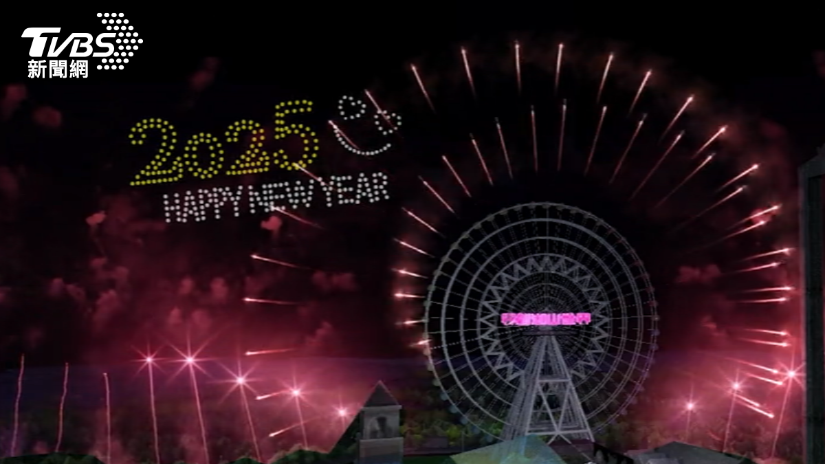 煙火秀PK！劍湖山888秒、義大999秒 搶跨年人潮│TVBS新聞網