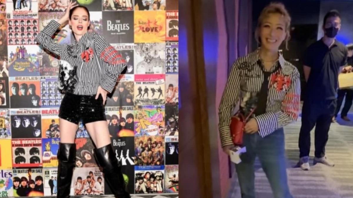 鄭秀文撞衫POSE女王！「牛仔褲＋這些配件」穿出搖滾時尚感│TVBS新聞網