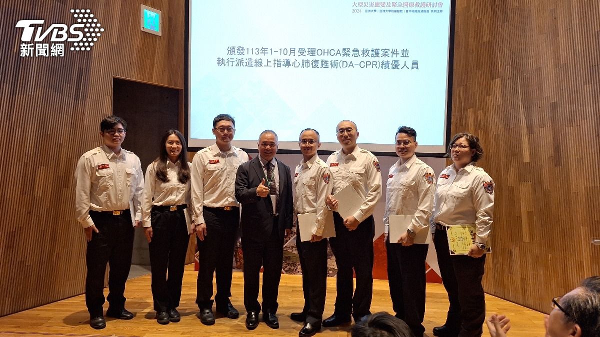 與死神拔河！台中107人OHCA後重生 消防英雄這招成關鍵│TVBS新聞網