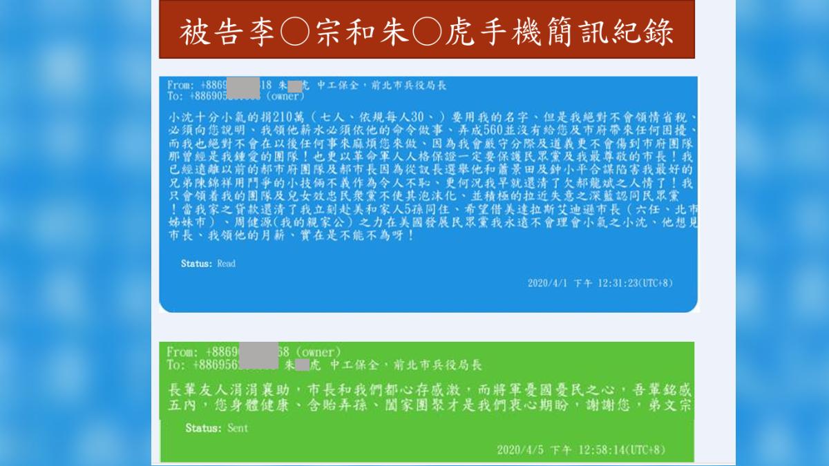 捐210萬給柯文哲 朱亞虎簡訊曝光罵「小沈十分小氣」│TVBS新聞網