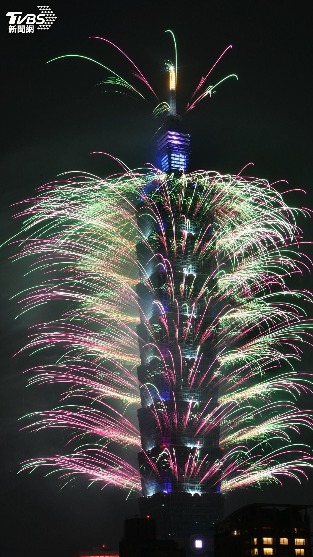 圖輯／迎2025年！台北101「跨年煙火」美照一次看│TVBS新聞網