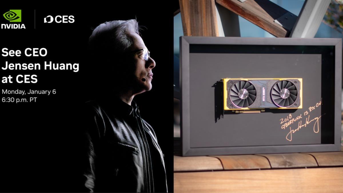 CES／黃仁勳演說中文看這 開金口前輝達股價創新高還送5款簽名經典顯卡│TVBS新聞網