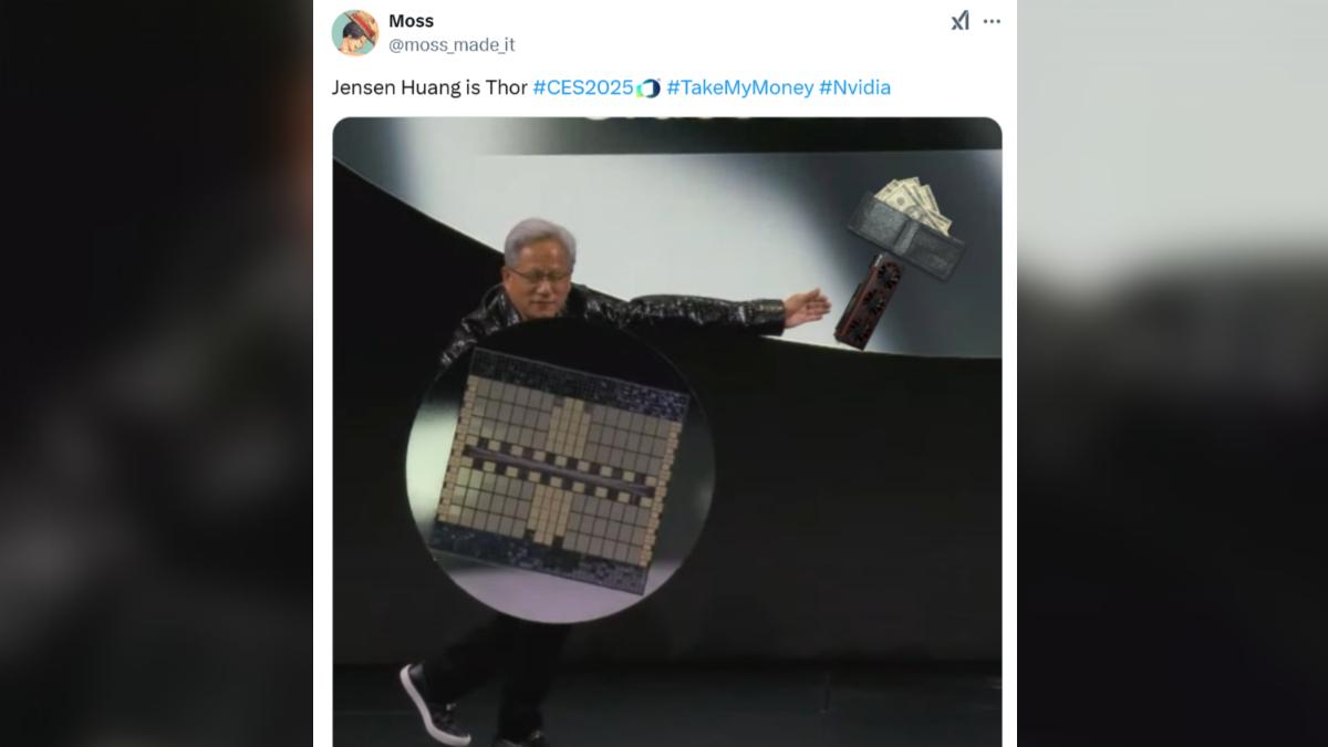 CES／黃仁勳演講皮衣升級登場 扮美國隊長召喚雷神之槌│TVBS新聞網