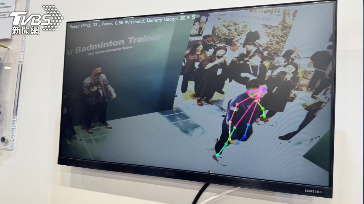 CES／工研院新創「AI羽球教練」 分析擊球速度+客製訓練計畫│TVBS新聞網