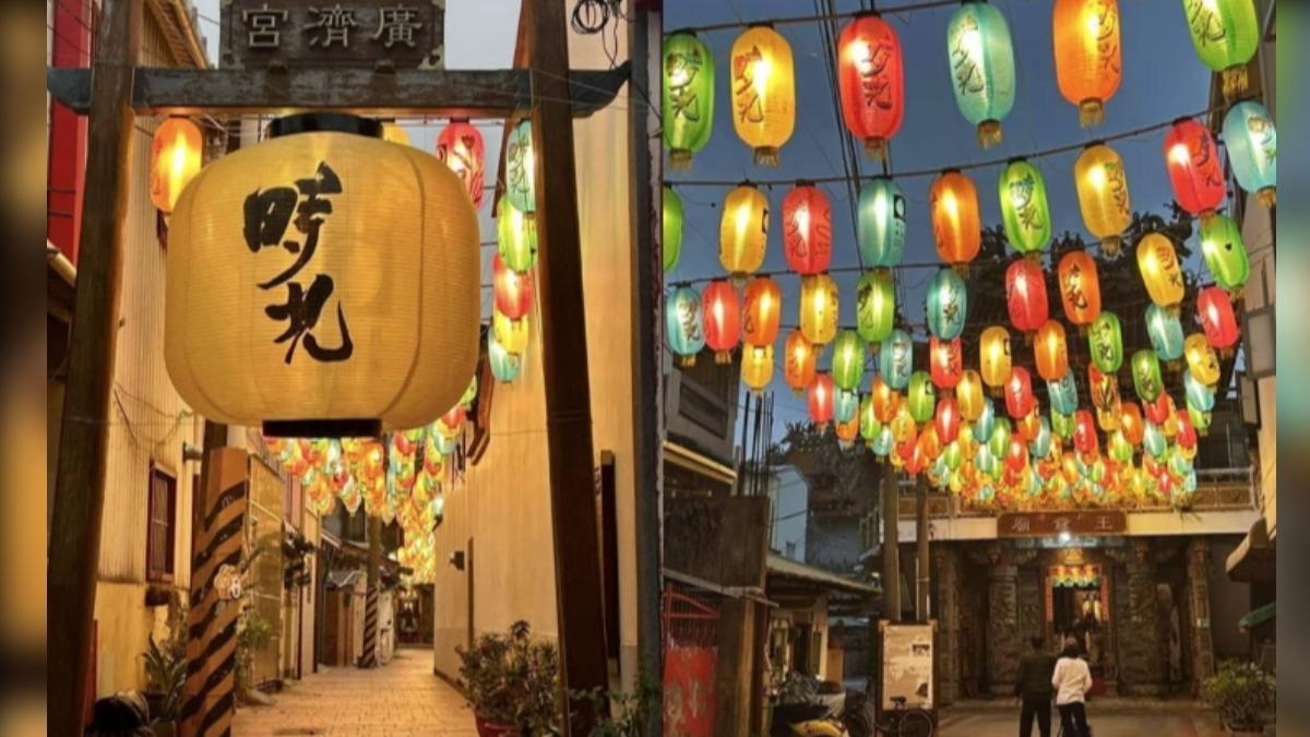 Illuminated artworks light up Tainan’s alleys nightly│TVBS新聞網