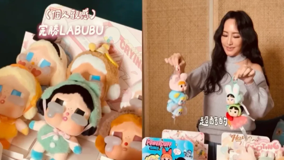 不是LABUBU！蔡依林、關穎瘋盲盒曬「1娃」 網驚：要漲價了│TVBS新聞網