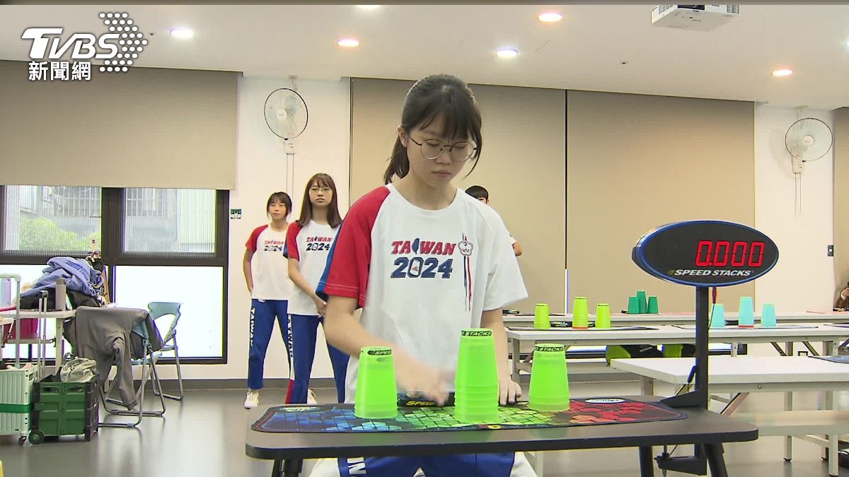 超神手速！台疊杯掃48金6歲選手「8.47秒」 破世界紀錄│TVBS新聞網