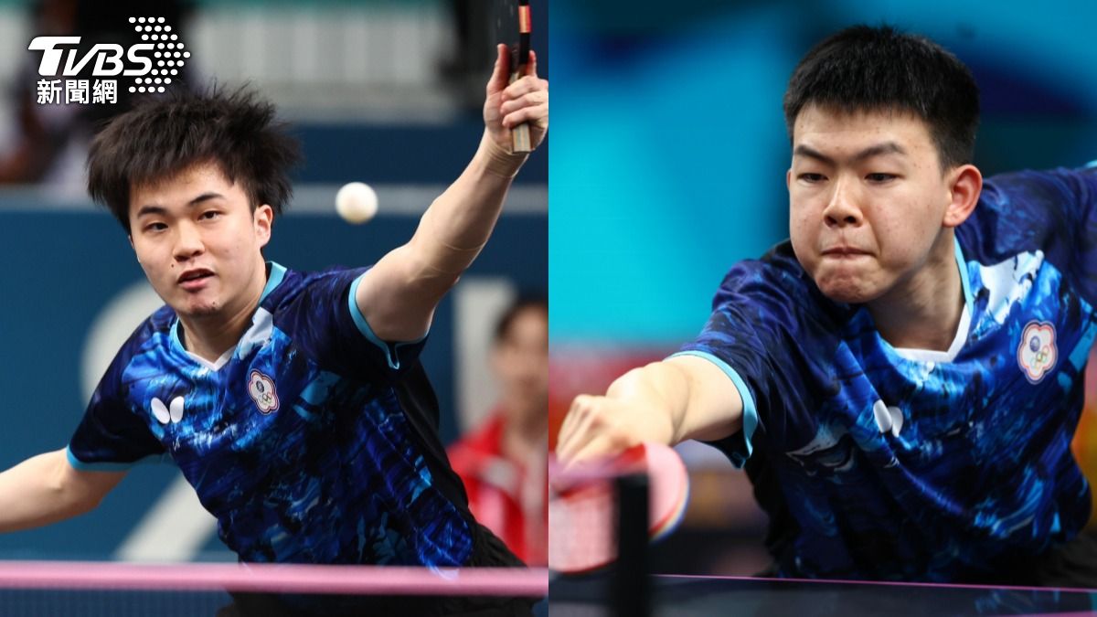 林昀儒、高承睿首合拍默契佳！勇闖WTT決賽 與中國組合爭冠│TVBS新聞網