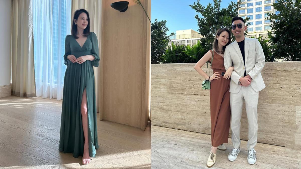 Melody參加親弟婚禮！伴娘裝「深V+高衩」辣翻全場 跨洋見證愛情│TVBS新聞網