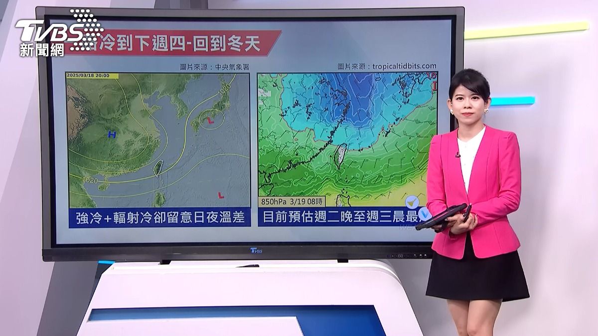 天氣／跟好天氣說掰！鋒面今晚殺到雨連三天│TVBS新聞網