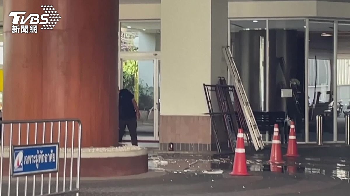 曼谷市中心大樓「牆壁震裂」 住泰台人：恐要搬家│TVBS新聞網