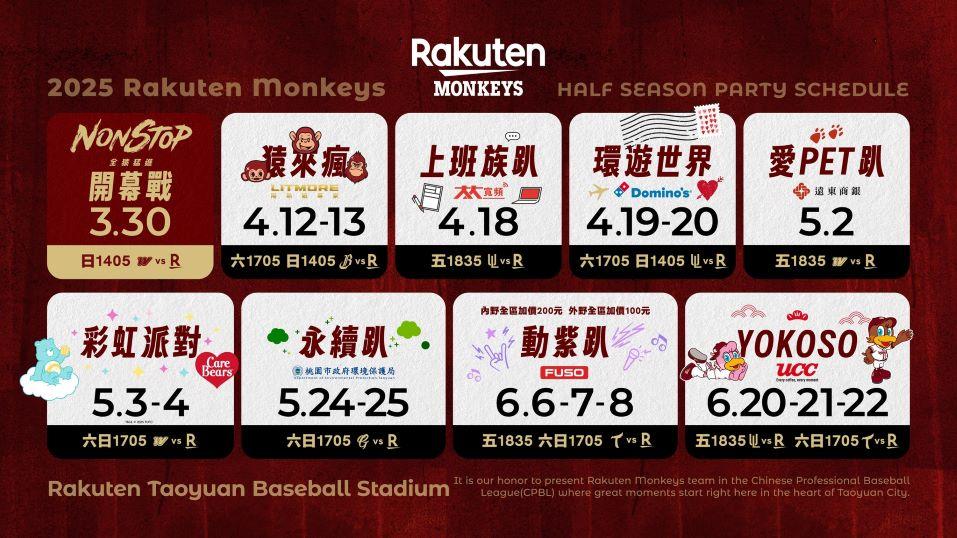 2025樂天桃猿賽程》主場時間表、門票購票與轉播直播資訊總整理│TVBS新聞網