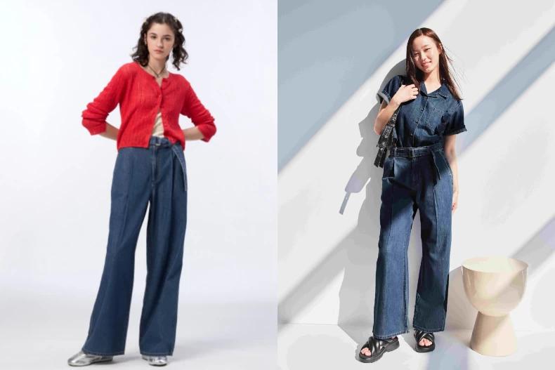 GU教3招「牛仔褲穿搭公式」！逆天比例就靠它 視覺秒瘦5公斤│TVBS新聞網