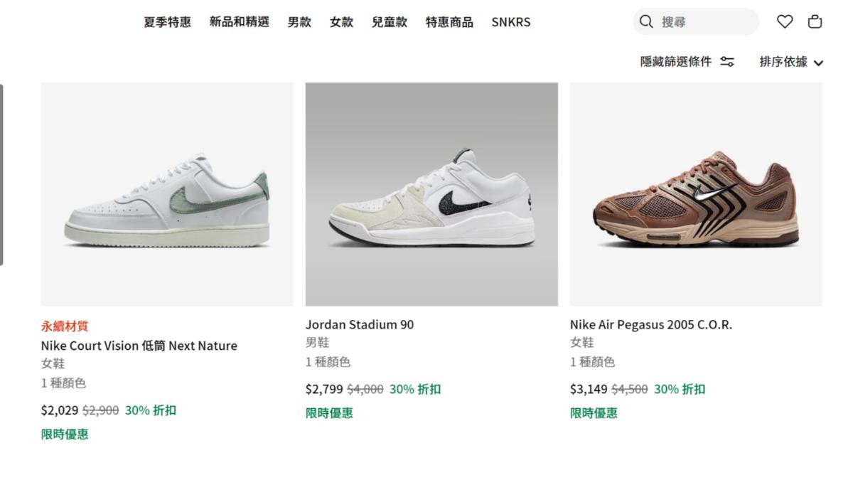 Nike官網瘋殺3天！話題鞋款JAM「現省千元」 限時7折│TVBS新聞網