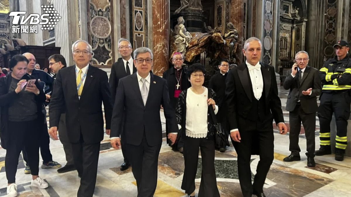 抵梵弔唁方濟各 陳建仁任特使代表台出席│TVBS新聞網