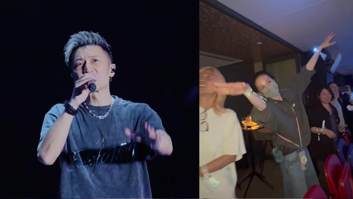 謝霆鋒開唱Day2！女友王菲力挺「高清畫面曝」 陳奕迅也現身│TVBS新聞網