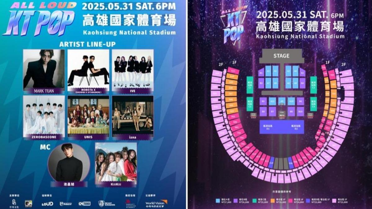IVE領軍共7夯團下月高雄開唱！韓流拼盤KT POP驚現「超大咖主持人」│TVBS新聞網