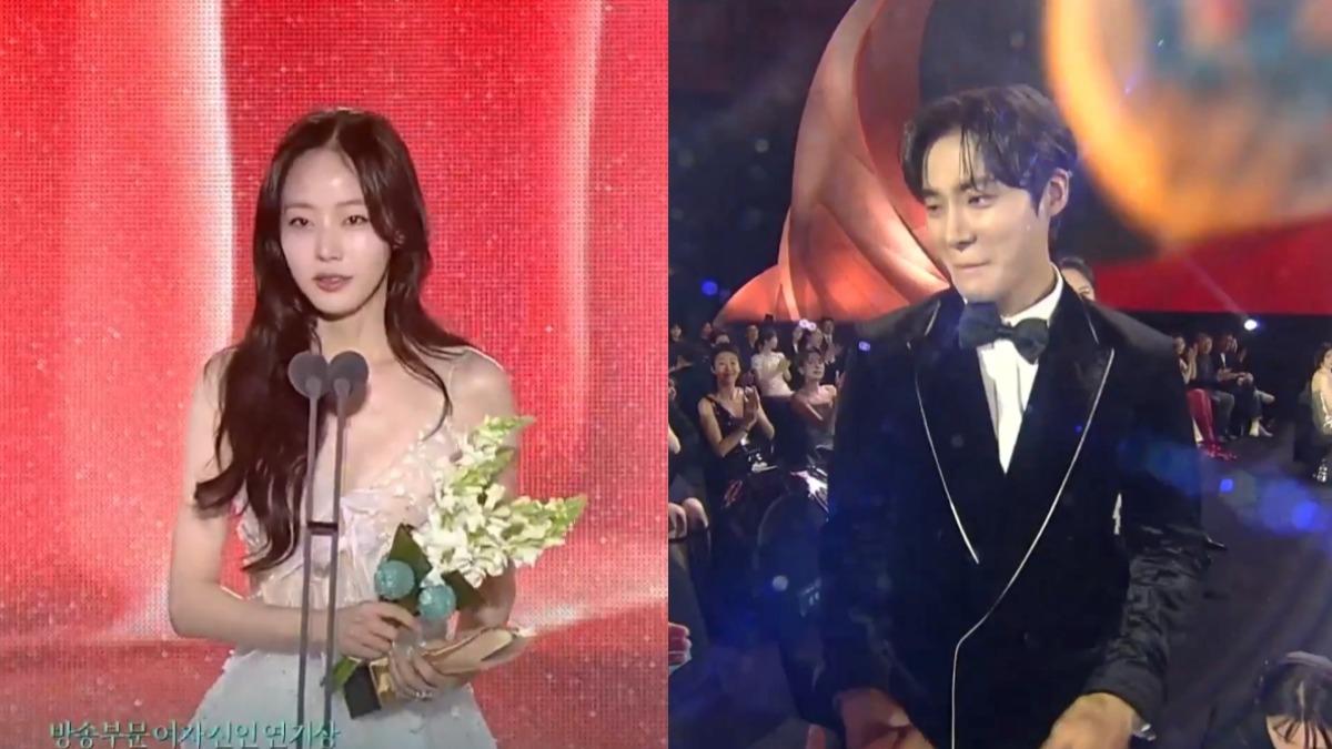 百想61／蔡元彬、秋英宇奪電視最佳新人！ 林智妍台下尷尬笑了│TVBS新聞網