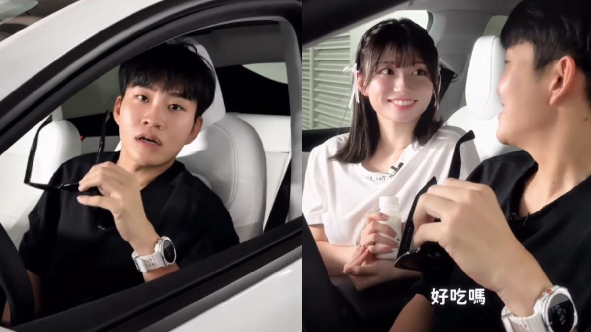 Joeman又贏了！新片副駕坐「J級AV新人王」 超甜互動惹火網│TVBS新聞網