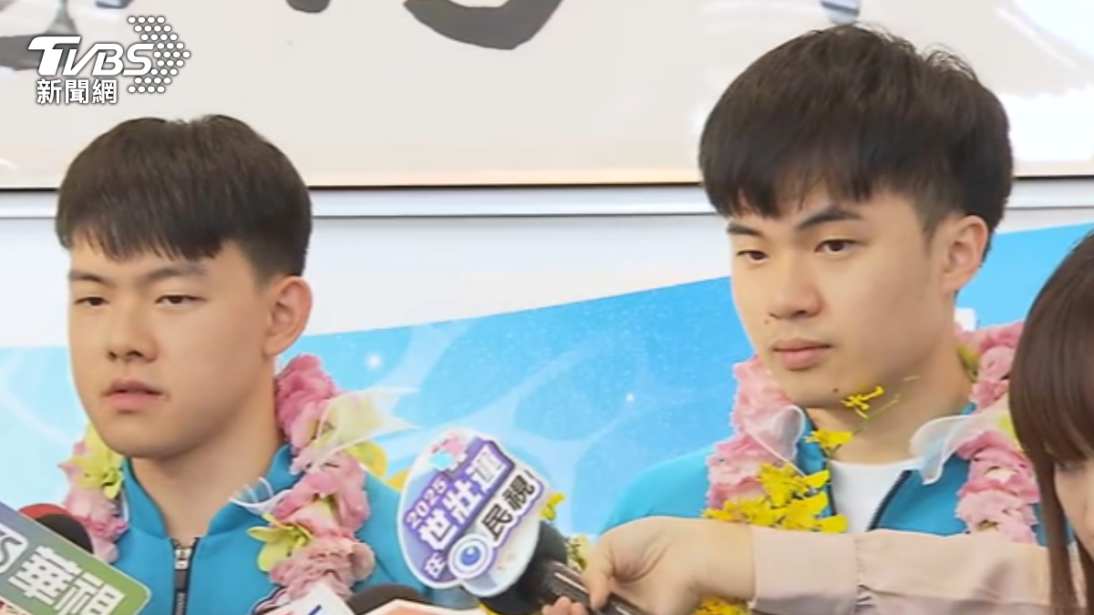 「柚香林萌」凱旋！林昀儒、高承睿奪銀返台│TVBS新聞網