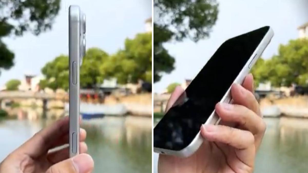 iPhone17 Pro Max最新實機模型曝 機身變厚、相機模組巨大│TVBS新聞網