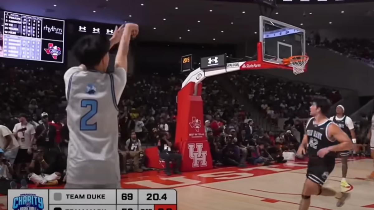 最強高中生Ray慈善賽狂飆3分彈 主播頻喊：來自台灣│TVBS新聞網