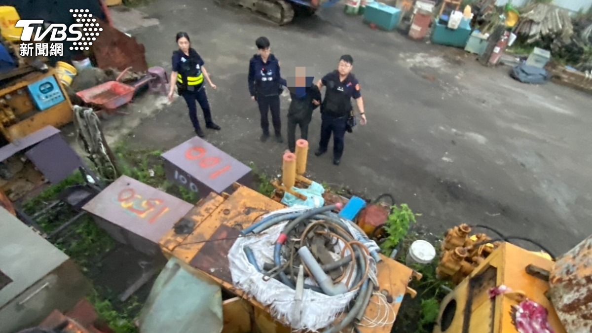 新北八里電纜大盜翻牆逃 警「飛撲壓制」遭反抗受傷│TVBS新聞網