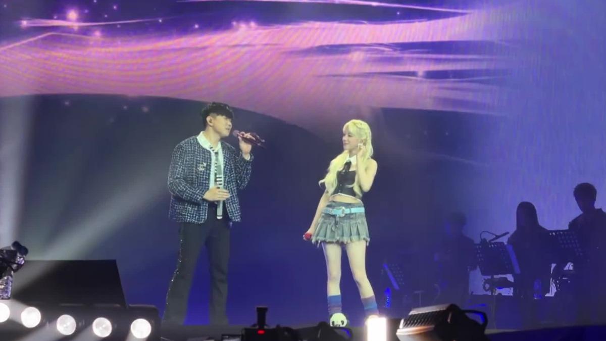 最強夢幻聯動！林俊傑首爾Day2「i-dle雨琦當嘉賓」合體嗨跳女團舞│TVBS新聞網